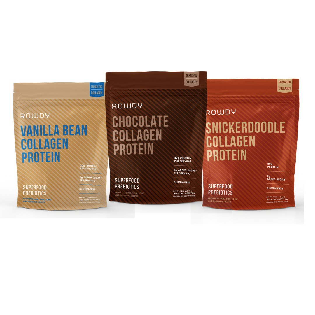 Rowdy Launches NEW Prebiotic + Collagen Protein Powders – ROWDY